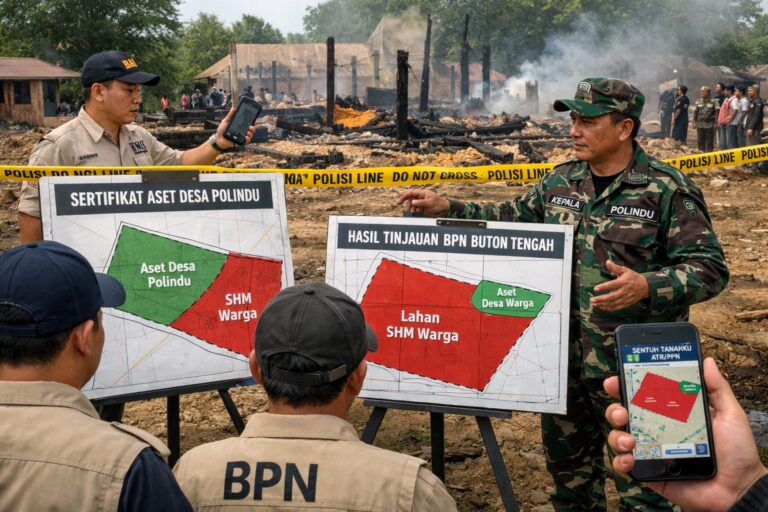 Data BPN Terbongkar! Skandal Sengketa Lahan Polindu :Titik Sertifikat ...